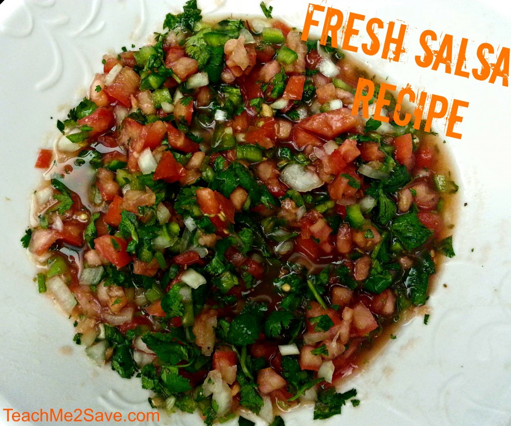 Fresh Salsa Recipe - Funtastic Life