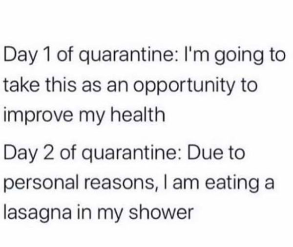 Over 50 Quarantine Memes To Make You Laugh - Funtastic Life