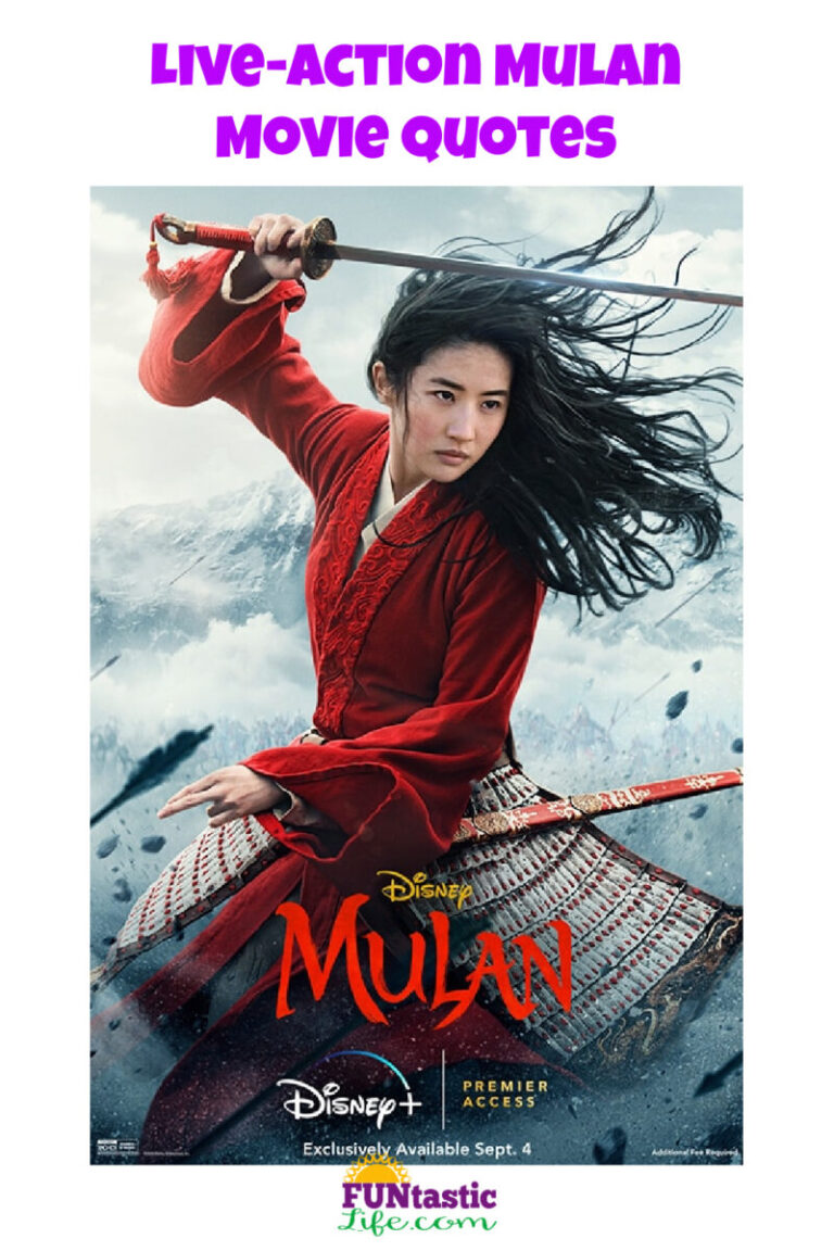 Live-Action Mulan Movie Quotes - Funtastic Life